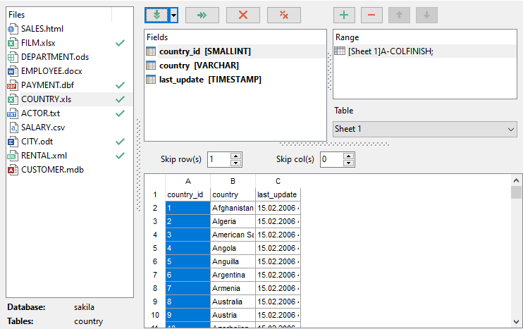 Online Documentation For Data Import For Mysql Sqlmanager